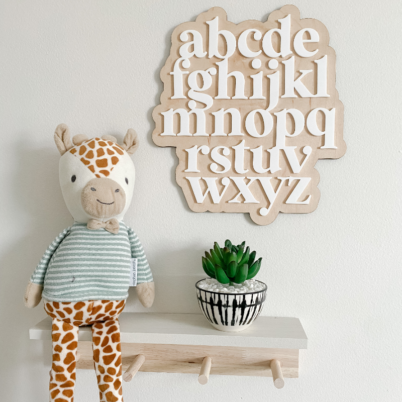 Layered Alphabet Sign | Little Loon Co.